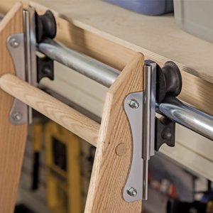 Rockler Rolling Utility Ladder Hardware System