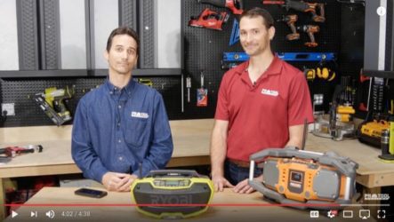 Ryobi 18V One+ Dual Power Stereo with Bluetooth Video Review | PTR