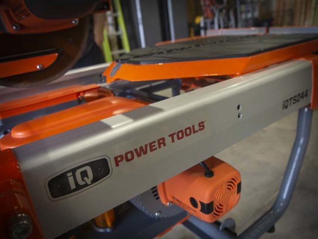 iQ Power Tools iQTS244 Dry Cut Tile Saw Review - Pro Tool Reviews