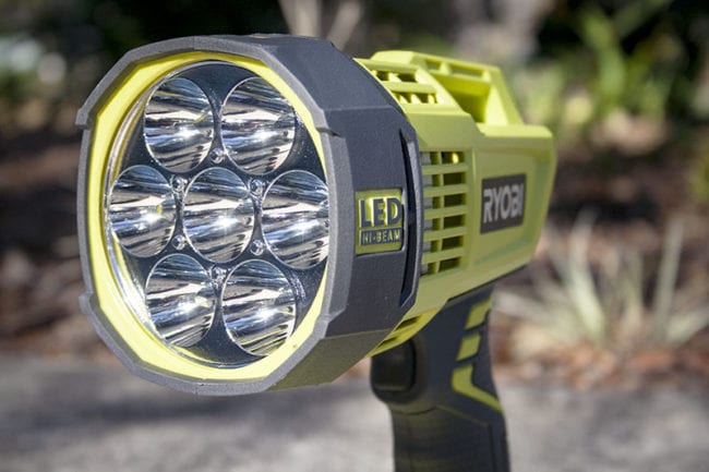 Ryobi 18V One+ Dual Power LED Spotlight - Pro Tool Reviews