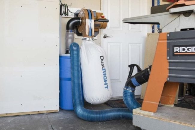 Dust Right Wall Mount Dust Collector: Model TADC-34WN | PTR