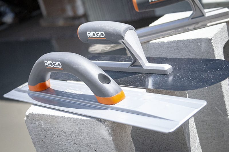 New Ridgid Masonry Tools: Floats, Trowels, Groovers, and Edgers - Pro ...