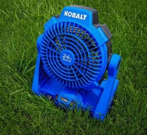 Kobalt Hybrid 24V Jobsite Fan Review - PTR