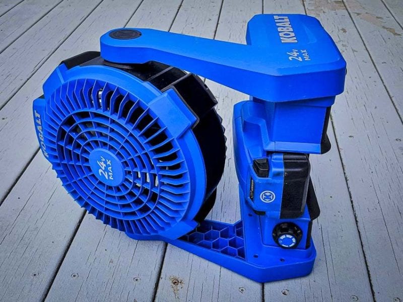 Kobalt Hybrid 24V Jobsite Fan Review - PTR