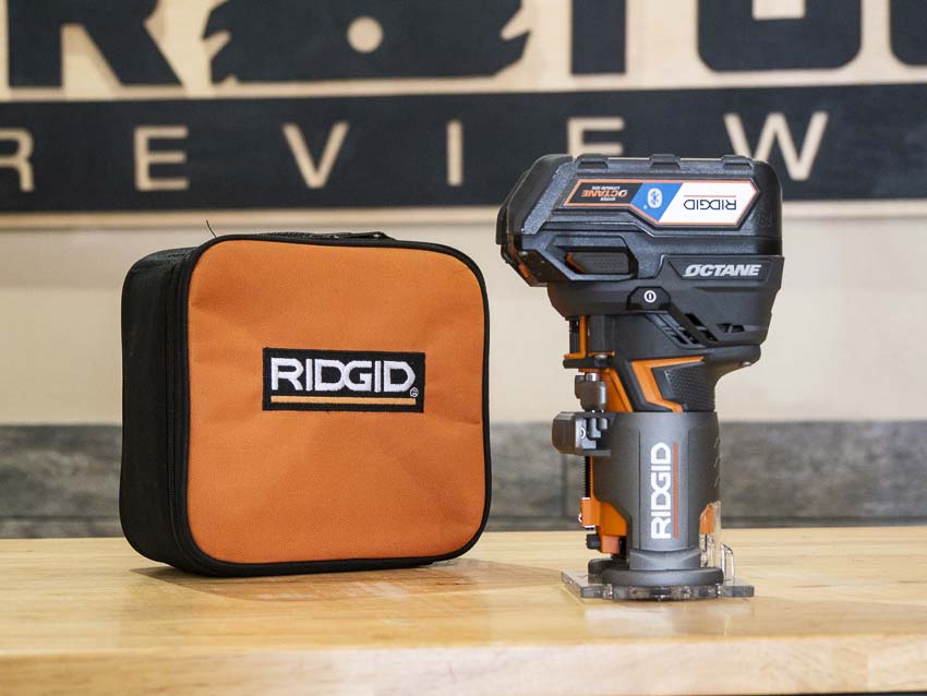 Ridgid 18V Octane Cordless Compact Router Review R860443B PTR | atelier ...