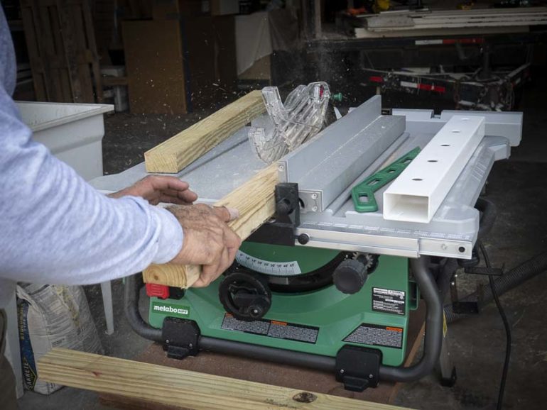 Metabo HPT 10-inch MultiVolt Table Saw Review C3610DRJQ4 - PTR