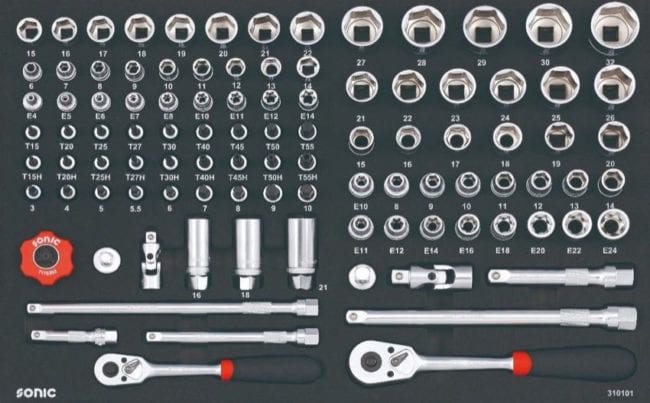 Sonic Tools S9 285-pcs Toolbox | Mechanics Starter Set - Pro Tool Reviews
