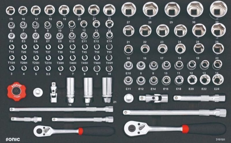 Sonic Tools S9 285-pcs Toolbox | Mechanics Starter Set - Pro Tool Reviews