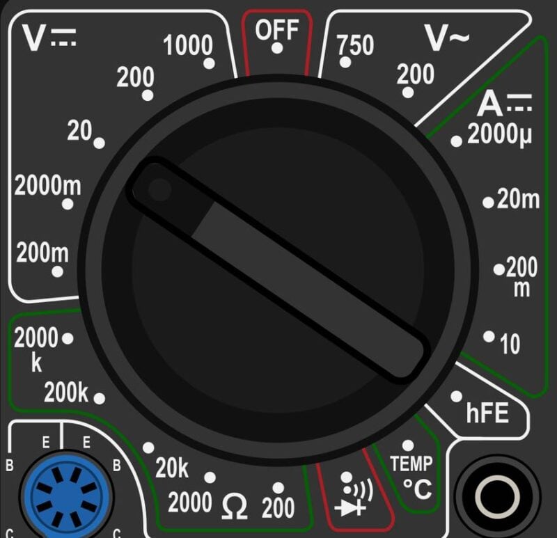 Multimeter Dial Symbols Multimeter Dial Symbols