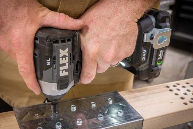 Flex 24V Brushless Impact Driver with Quick Eject Review - PTR