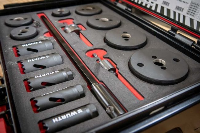 Wurth Bi-Metal Hole Saw Kit 19mm to 76mm - Pro Tool Reviews