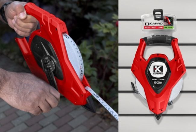 Kapro Tape Measures | Optivision, Steel, and Power Reels