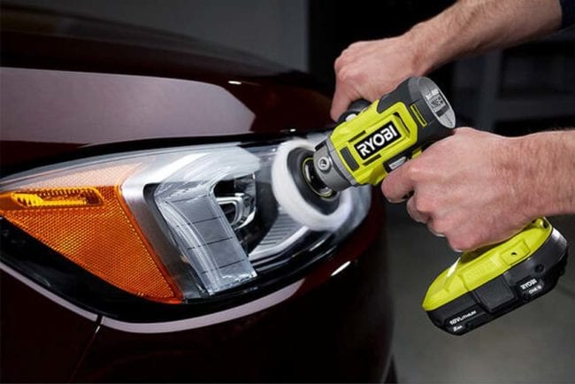 Ryobi 18V ONE+ 3 in. Variable Speed Detail Polisher and Sander - PTR
