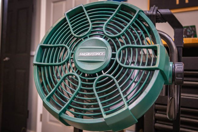 Masterforce 20V Cordless Hybrid Jobsite Fan Review 5990 - PTR
