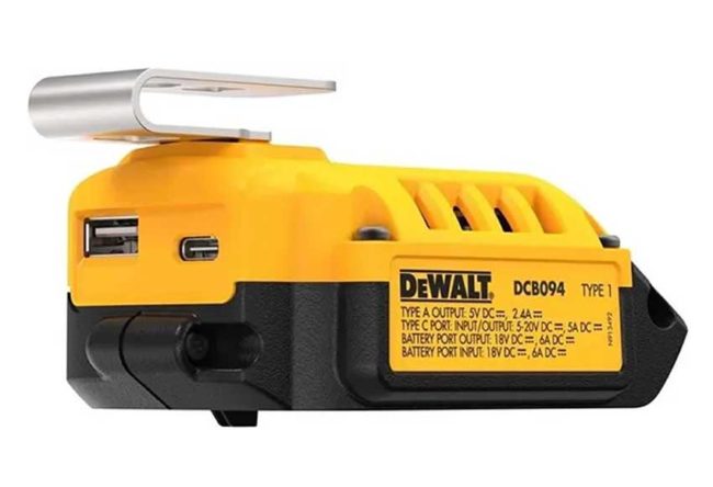 DeWalt Portable USB Battery Charging Kit | DCB094K - Pro Tool Reviews