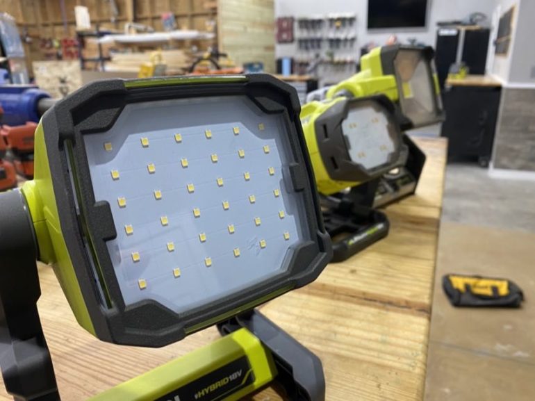 Ryobi 18V Hybrid LED Flood Light Review | PCL630 - Pro Tool Reviews