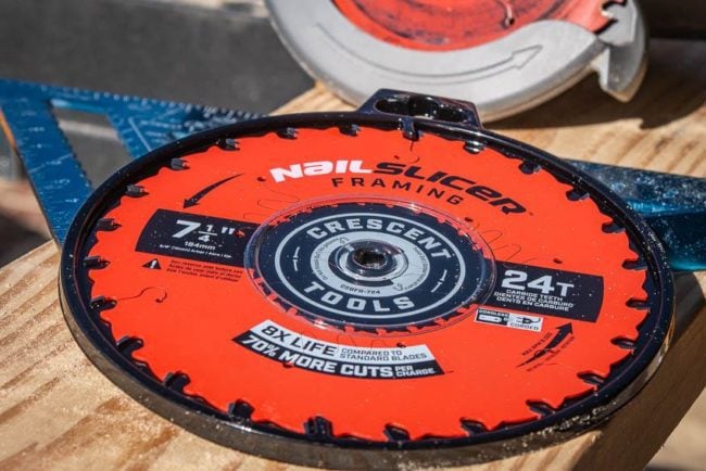 Crescent NailSlicer Framing Circular Saw Blade Review - PTR