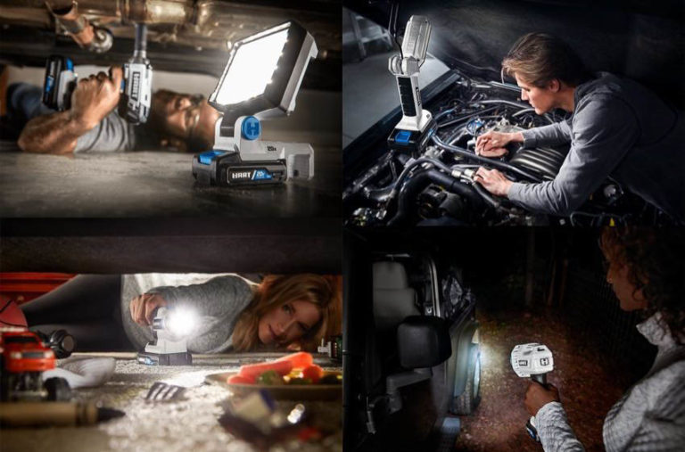 Hart 20V Cordless LED Work Lights - Pro Tool Reviews