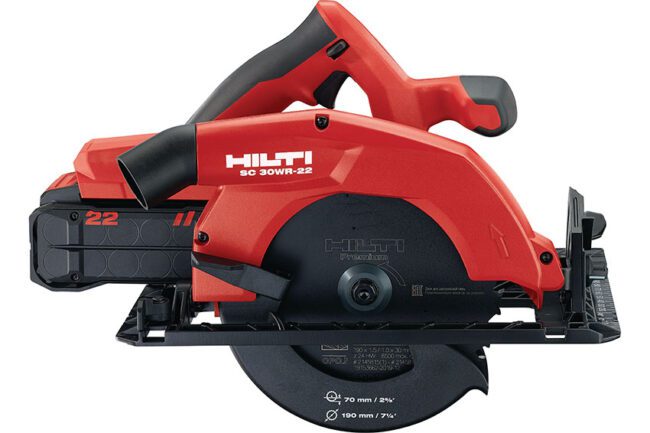 Hilti Nuron Cordless Circular Saw SC 30WR-22 - Pro Tool Reviews