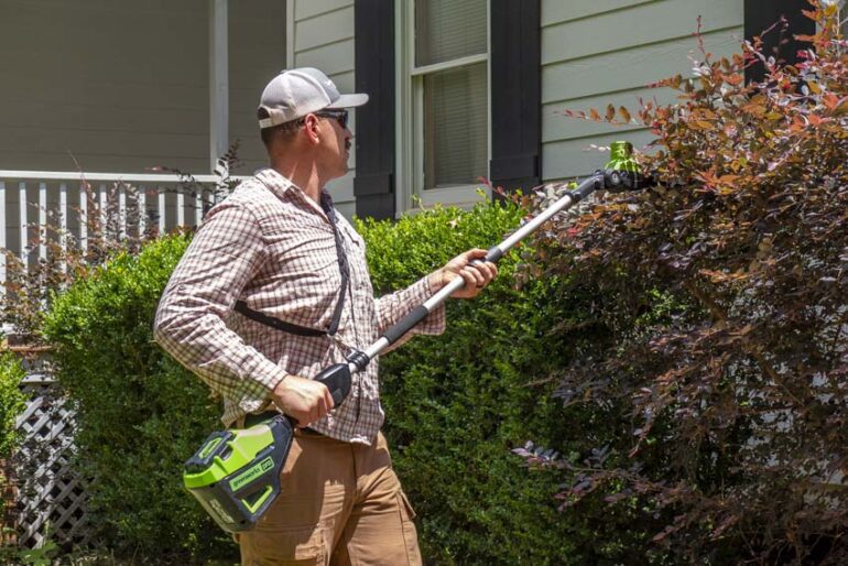 Cordless pole saw and hedge trimmer combo - billotracks