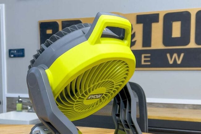 Ryobi 18V Hybrid 7.5-Inch Portable Fan Review PCL811B - PTR