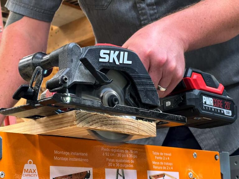 Skil PWRCore 20V 4 1/2-Inch Compact Circular Saw Review | PTR