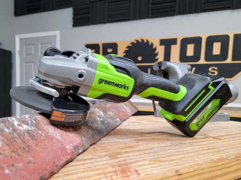 Greenworks 24V Cordless 4-1/2 Inch Angle Grinder Review - PTR