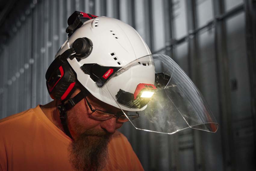 Milwaukee Bolt Hard Hats, Lights, and Accessories - PTR