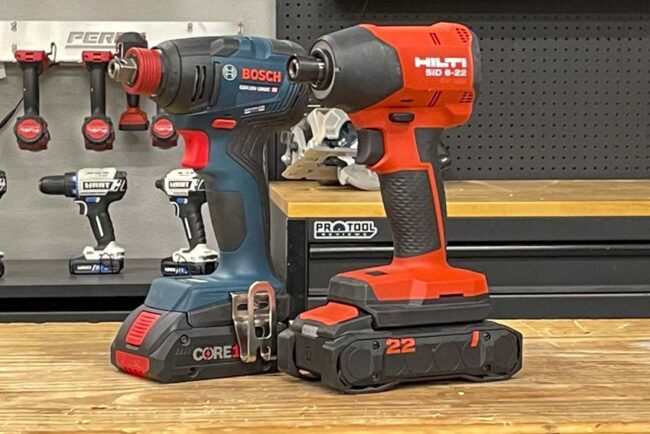 Bosch vs Hilti Impact Driver Head-to-Head Review - PTR