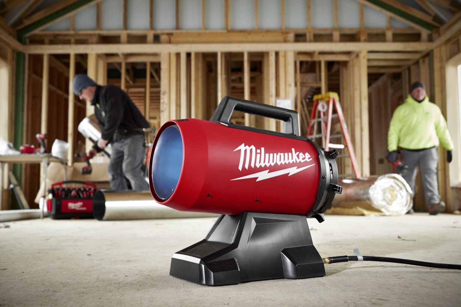 Milwaukee M18 Cordless Forced Air Propane Heater - PTR