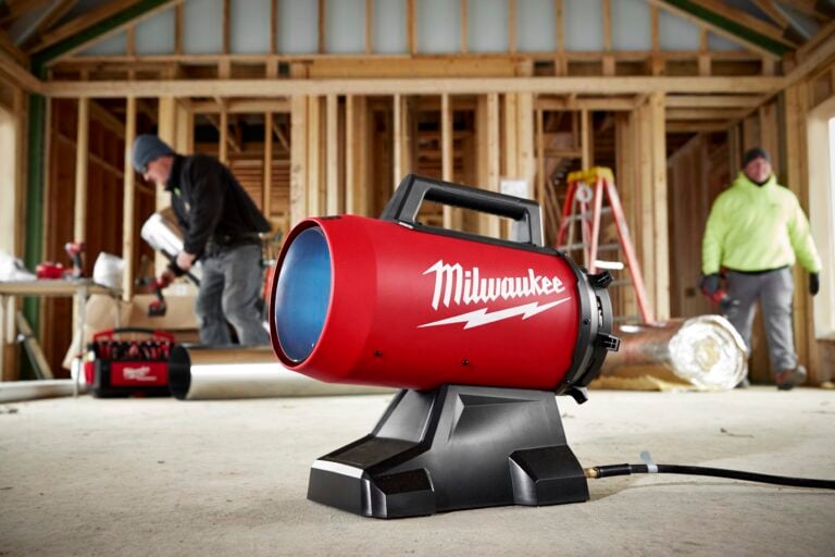 Milwaukee M18 Cordless Forced Air Propane Heater - PTR