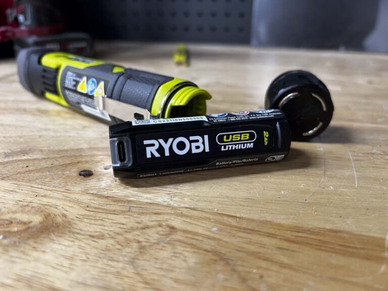 Ryobi USB Lithium LED Pivoting Laser Flashlight Review FVL54K - Pro ...