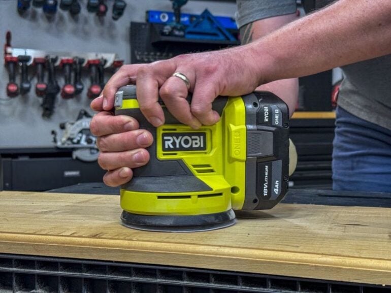 Ryobi 18V 5-inch Random Orbit Sander Review - Pro Tool Reviews