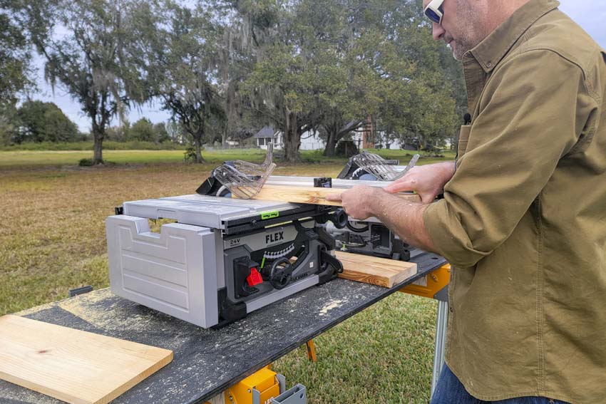 Flex 24V Cordless Table Saw Review - Hybrid Power - Pro Tool Reviews