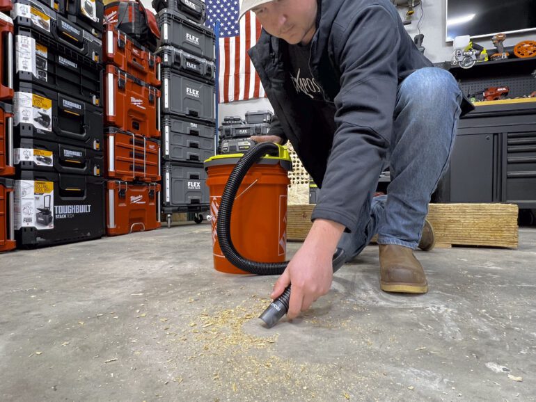 Ryobi 18V One+ Bucket Top Shop Vacuum Review - Pro Tool Reviews