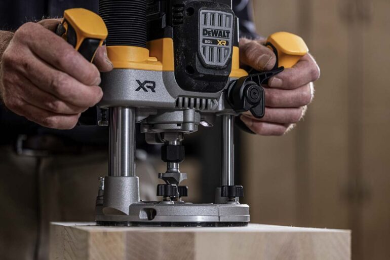 DeWalt 20V Max Cordless 2 1/4 HP Plunge Router DCW620 - Pro Tool Reviews