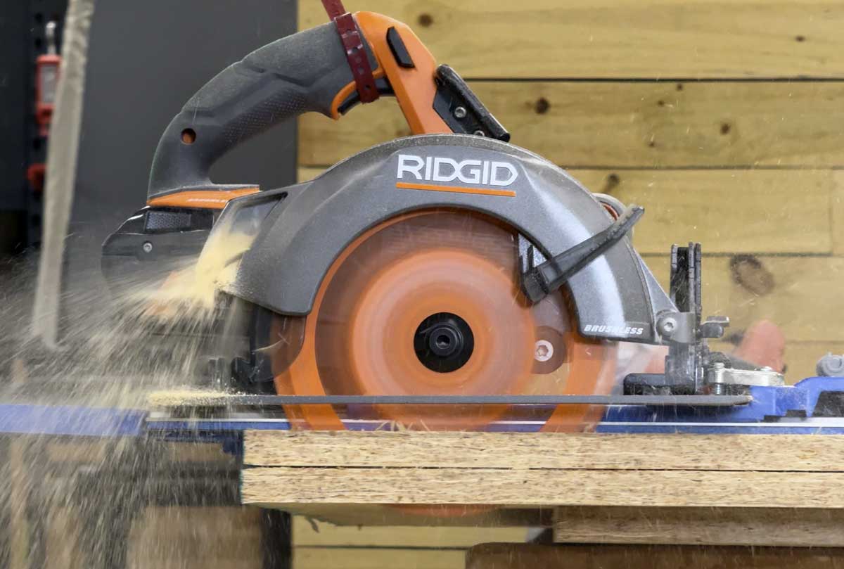 Ridgid 18V Brushless 7 1/4-inch Circular Saw Review R8657B - PTR