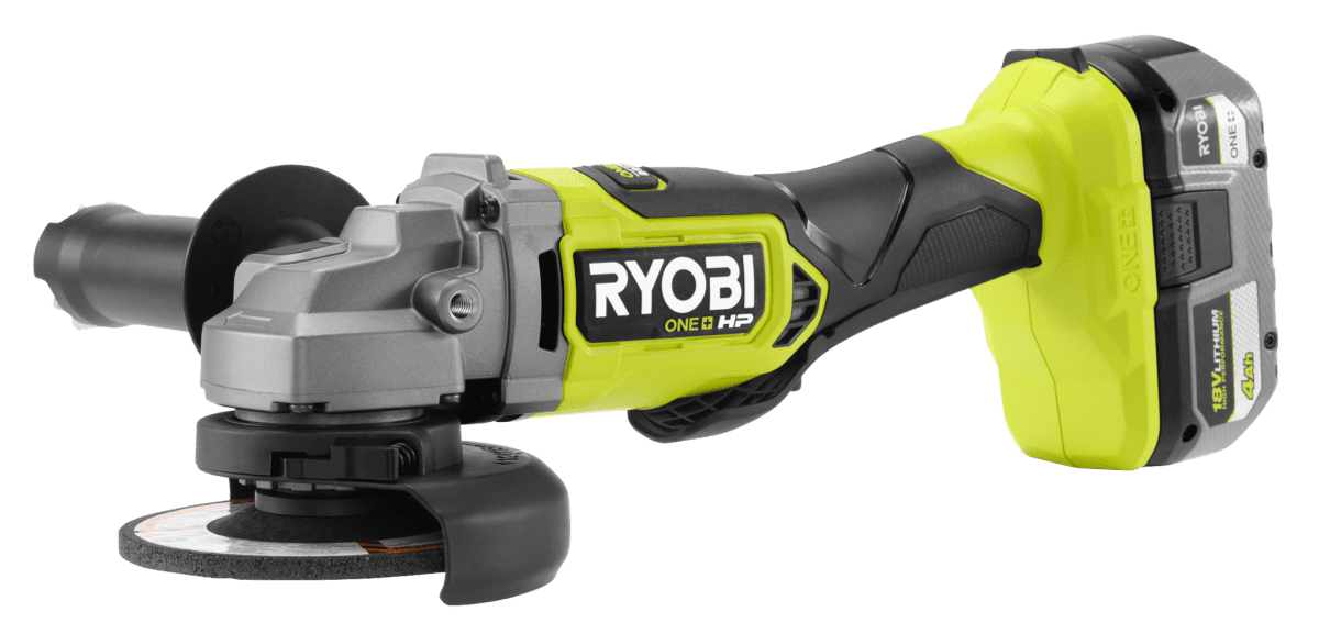 Ryobi 18V HP Brushless 4 1/2-inch Angle Grinder - Pro Tool Reviews