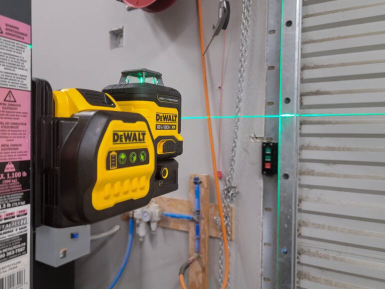 DeWalt 20V Max XR High Precision 3x360 Line Laser Level Review ...