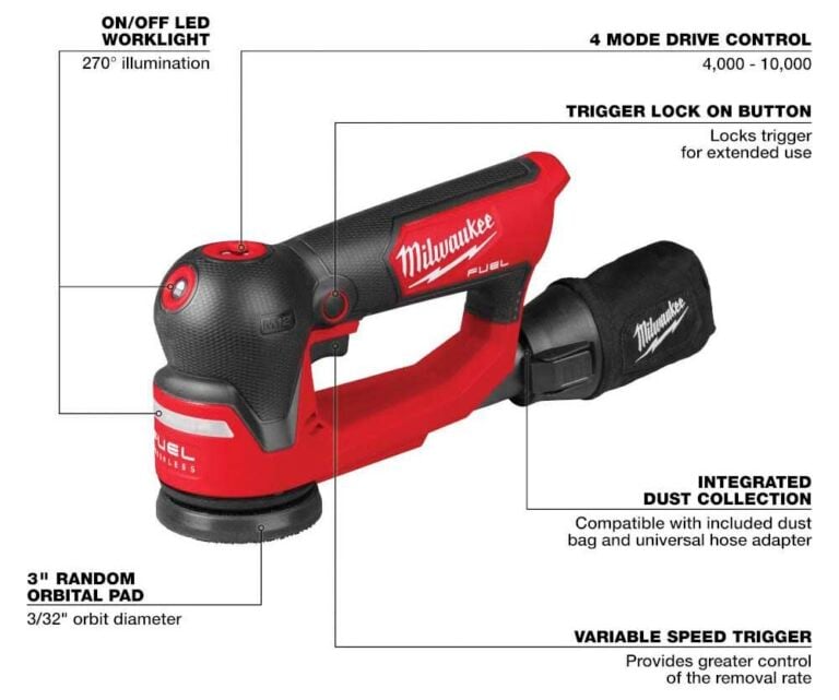 Milwaukee M12 Fuel 3-inch Random Orbital Sander - Pro Tool Reviews