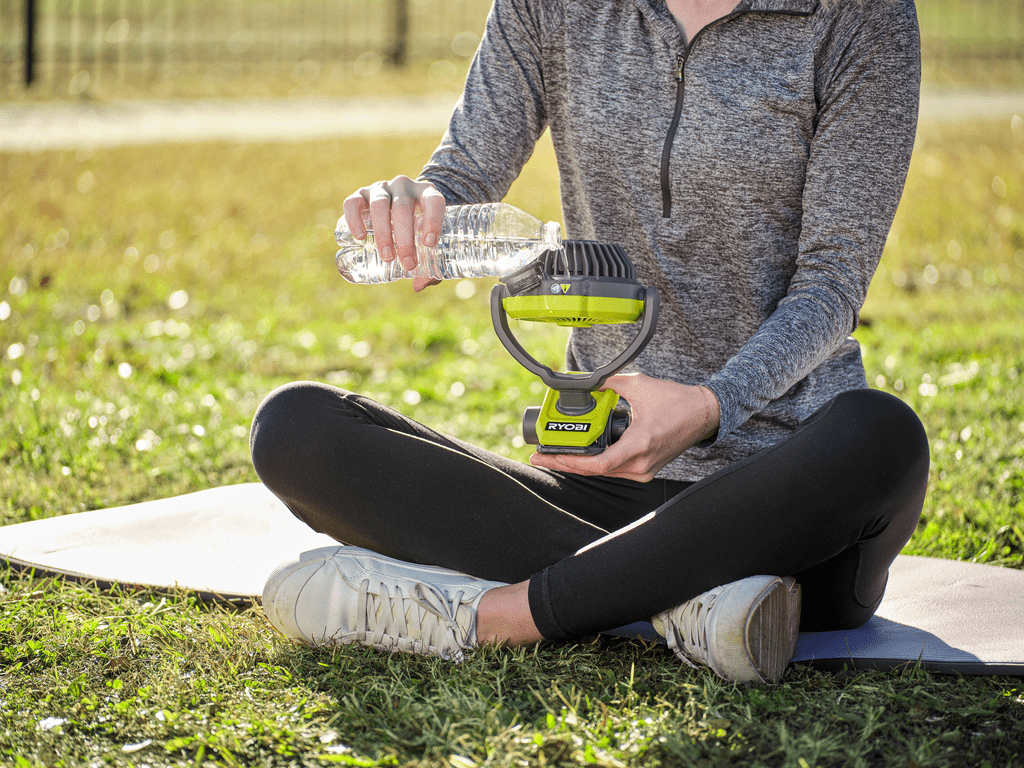 Cool Off This Summer with the Ryobi USB Lithium Misting Fan