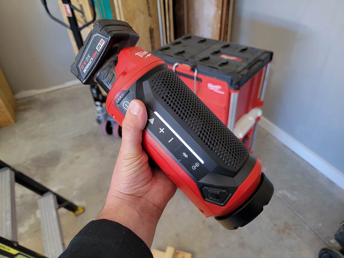 Milwaukee M12 Packout Compatible Bluetooth Jobsite Speaker Review - Pro ...