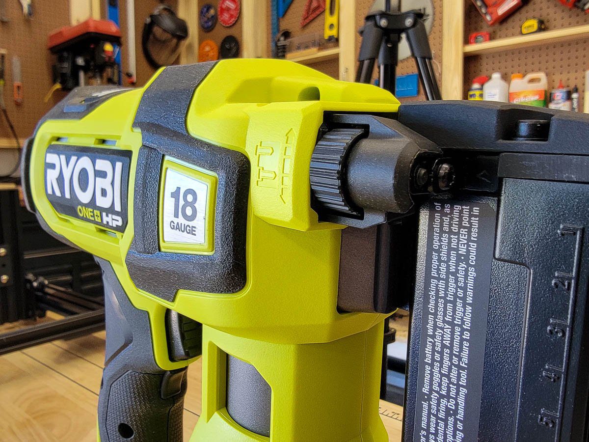 Ryobi 18V One+ HP Brushless 18-Gauge Narrow Crown Stapler PBL324 - Pro ...