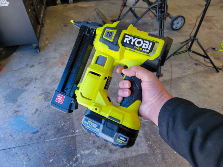 Ryobi 18V One+ HP Brushless 18-Gauge Narrow Crown Stapler PBL324 - Pro ...