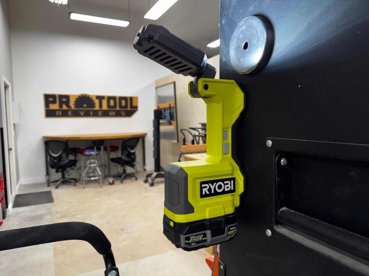 Ryobi One+ 18V Hybrid Magnetic LED Task Light Review PCL635 - Pro Tool ...