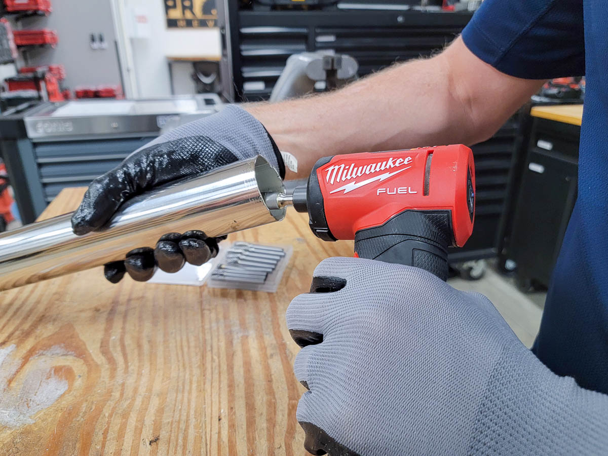 Milwaukee M12 Fuel Right Angle Die Grinder Review 3485 - Pro Tool Reviews