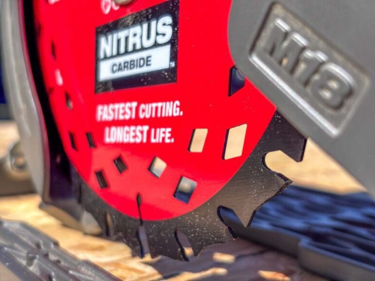 A Cut Above: Milwaukee's Nitrus Carbide Circular Saw Blade - Pro Tool ...