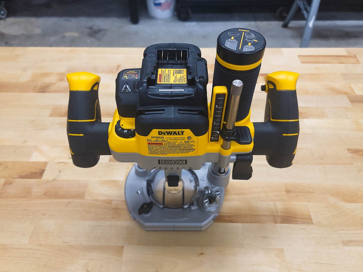 Review: DeWalt 20V Max Cordless 2 1/4 HP Plunge Router DCW620