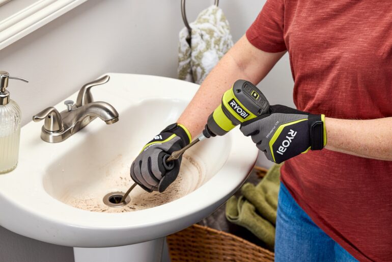 Drain Clearing Made Simple: Ryobi 18V and USB Lithium Augers - Pro Tool ...