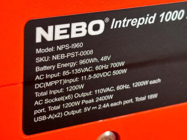 Nebo Intrepid 1000 Power Station: Reliable, Stable Off-Grid Power - Pro ...